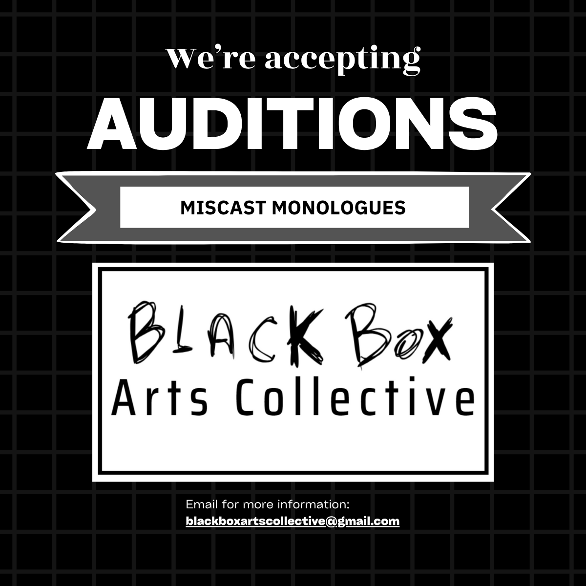 Miscast Monologues – BlackBox Arts Collective